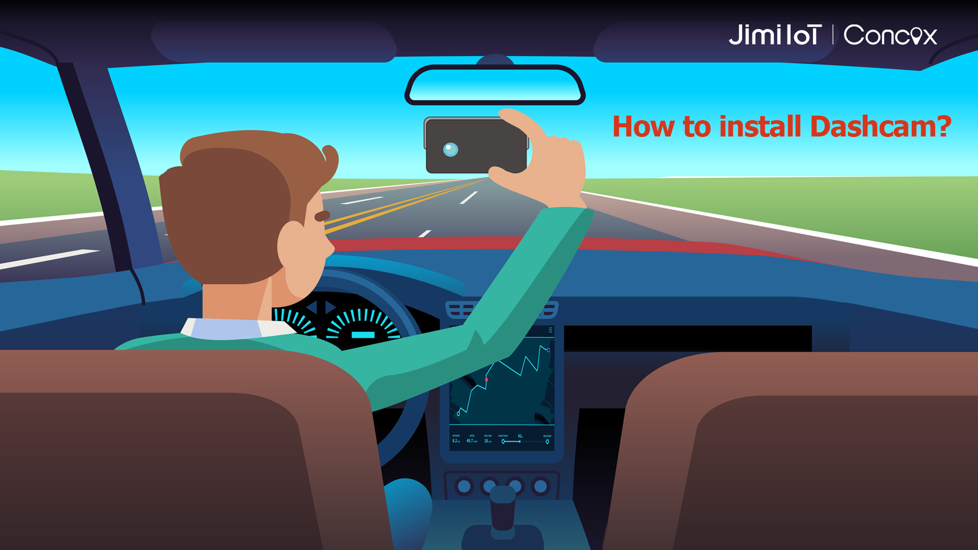 How To Install The Dashcam? - Jimi IoT