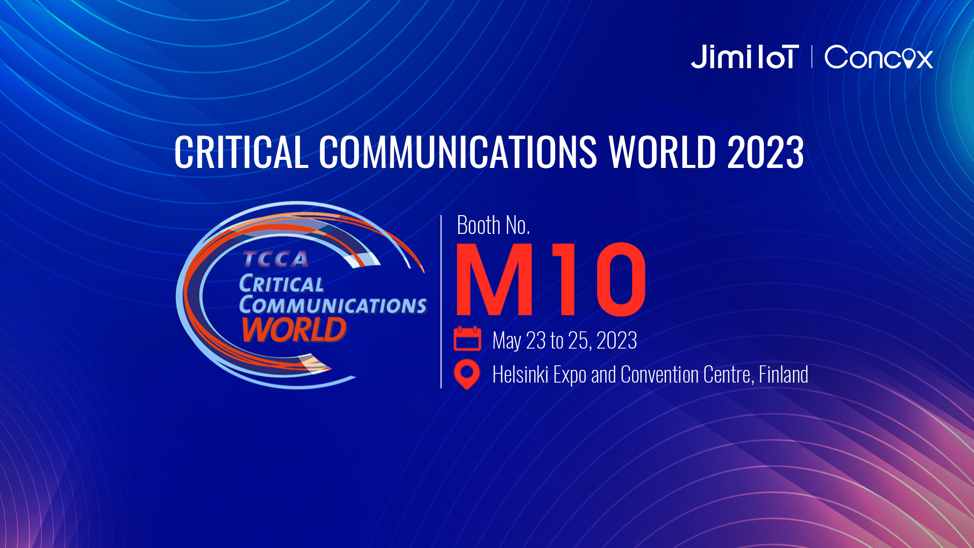 JimiIoT at Critical Communications World 2023