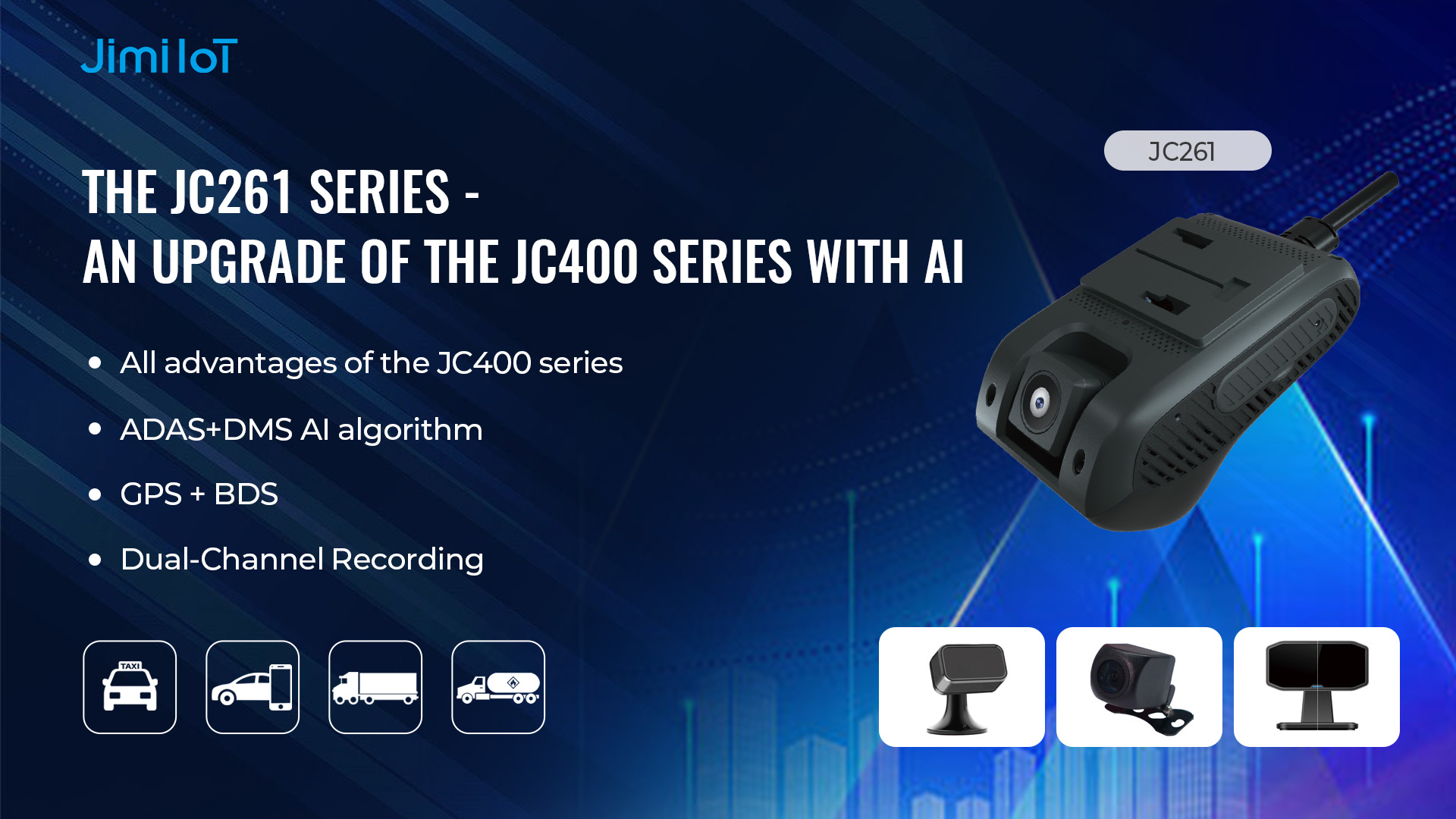 JC261: An Upgraded Multi-Functional Intelligent Monitoring Solution Derived from JC400 - Jimi IoT