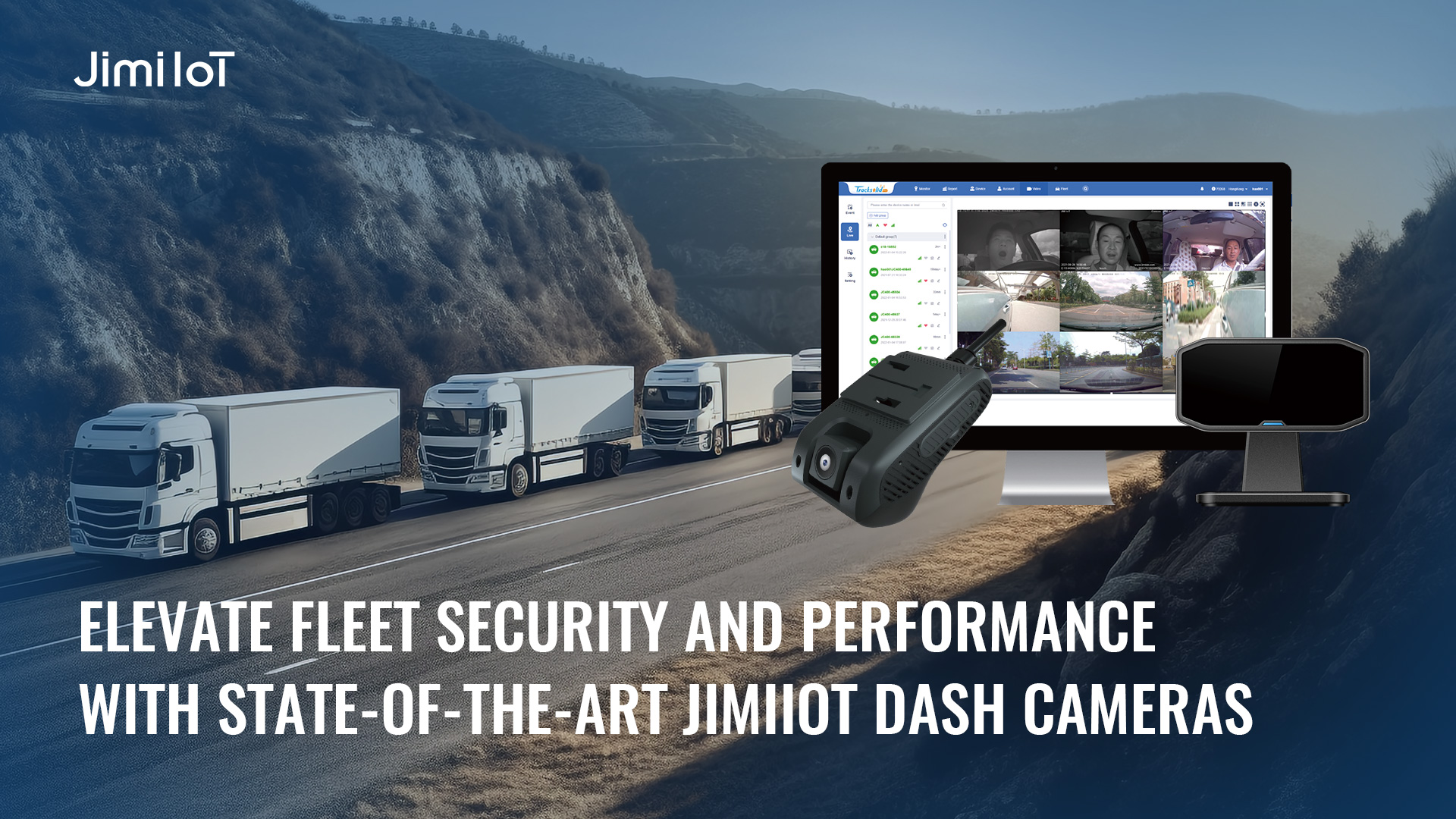 Elevate Fleet Security with JimiIoT'S Dash Cameras JC170&JC261